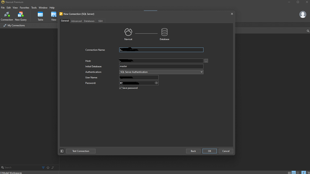 การใช้โปรแกรม Navicat สำหรับเชื่อมต่อ DataBase