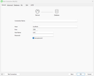 การใช้โปรแกรม Navicat สำหรับเชื่อมต่อ DataBase